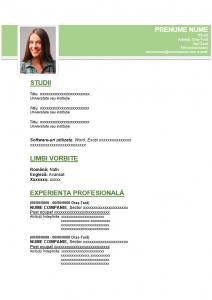 Model de CV Gratuit si Editabil ️ Descarca ACUM