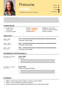 Model CV actual in romana ️ Descarca ACUM